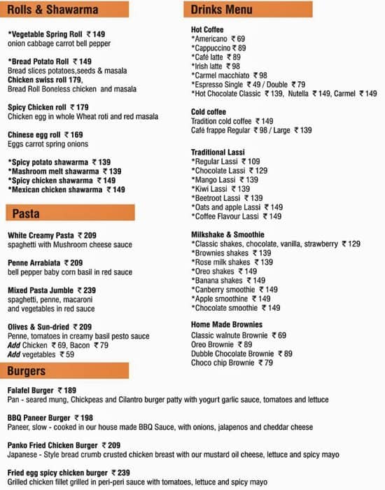 Menu at City Kitchen, Mumbai, Plot No. 244-A RDP 2 CTS 1374/B