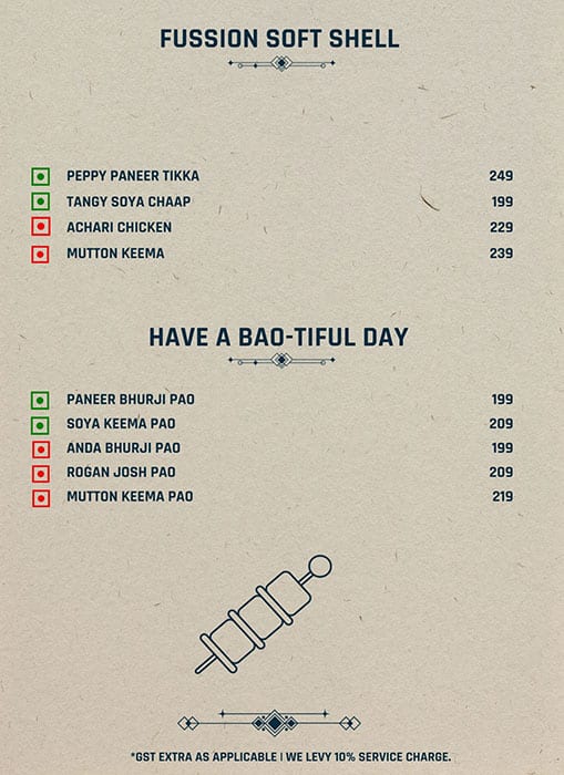 Menu of Labash, Raj Nagar, Ghaziabad