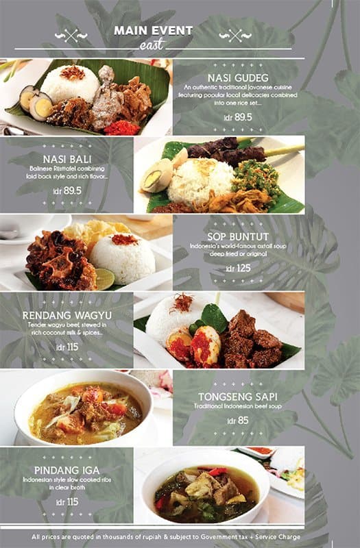 Menu at Madame Lily, Central Jakarta, Jl. Teluk Betung No. 41