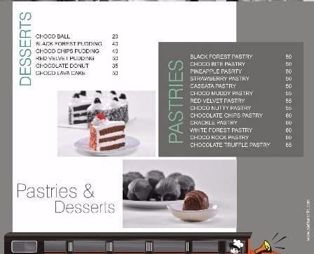 Menu at Mr.Puff, Ahmedabad, Bhuyangdev Cross Road