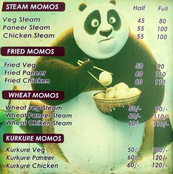Menu of Master Shifu, Sohna Road, Gurgaon
