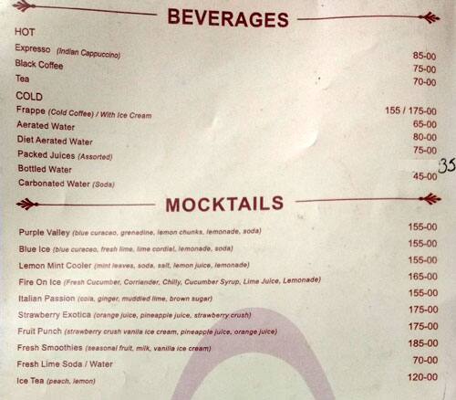 Astoria Food Pavilion Menu, Menu for Astoria Food Pavilion, Ranjit ...