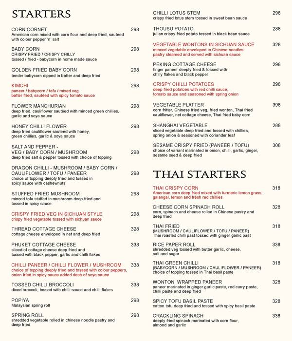 Flower Drum Restaurant Menu Chennai | Best Flower Site