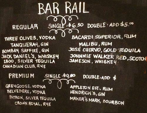 Menu at Marché Restaurant, Toronto