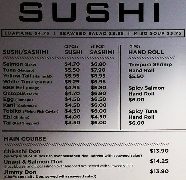 Menu at Marché Restaurant, Toronto