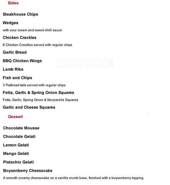 Menu at Bubba Pizza pizzeria, Aldgate, Shop 55 Mt Barker Central ...