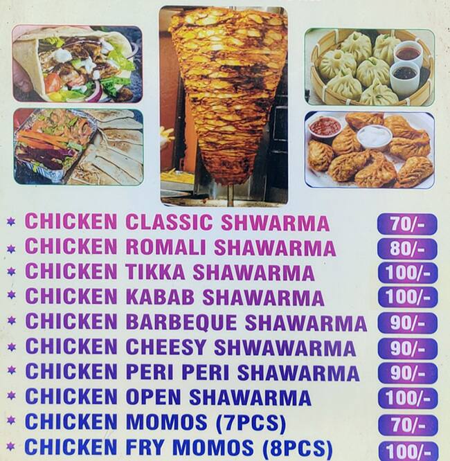 Menu of Aslam Chicken, Goregaon West, Mumbai