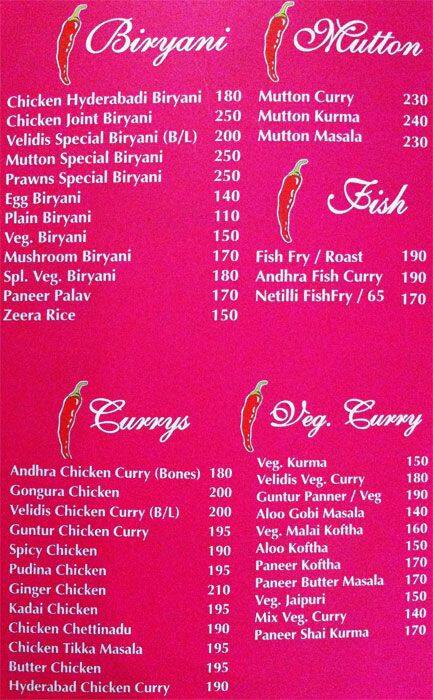 Velidis, Ramapuram, Chennai - Restaurant - Zomato