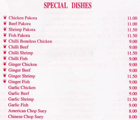 Menu at Good Luck Chinese Restaurant, Toronto, Eglinton Ave E