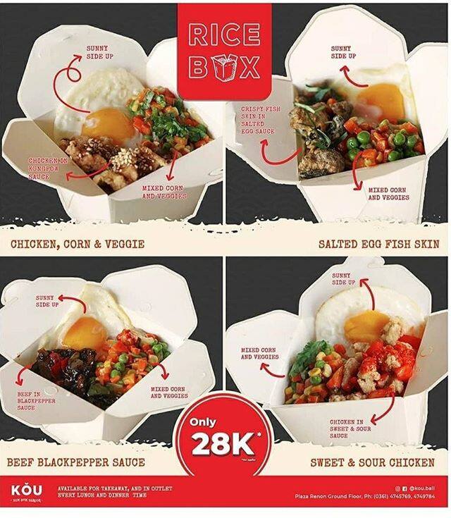 Menu at Kou Dimsum Parlour restaurant, Denpasar