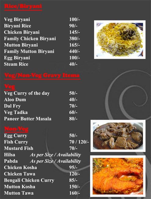 Menu at Taste Of Bengal, Bengaluru, 1