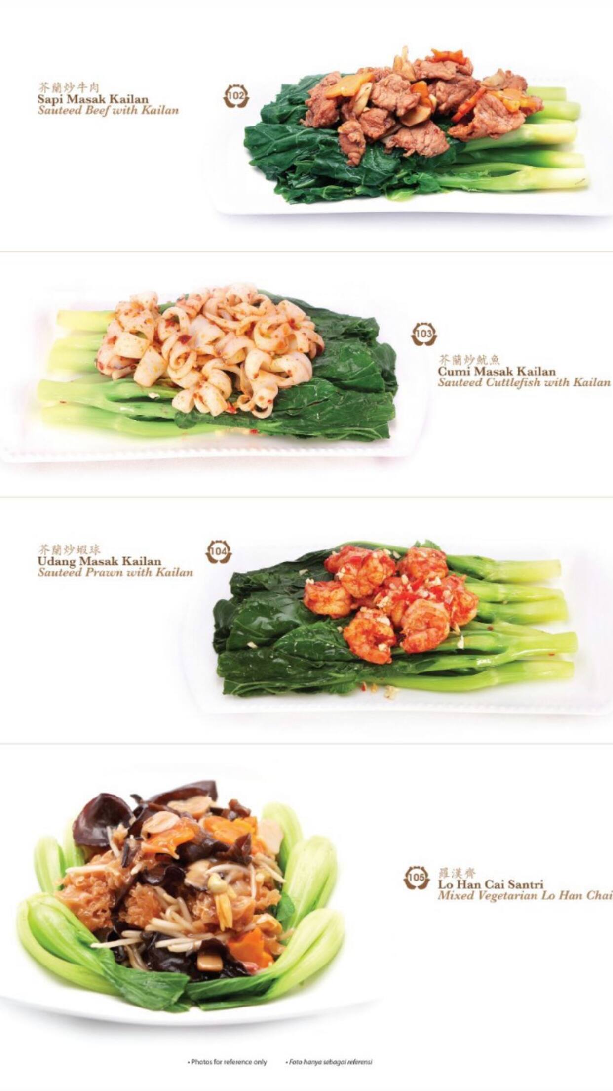 Menu at Nelayan Seafood Restaurant, Jakarta, Jl. Karang Bolong Raya No.8