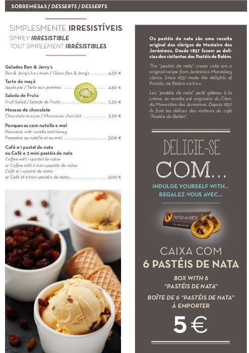 Menu at Restaurante - Hotel ibis Lisboa Liberdade, Lisbon