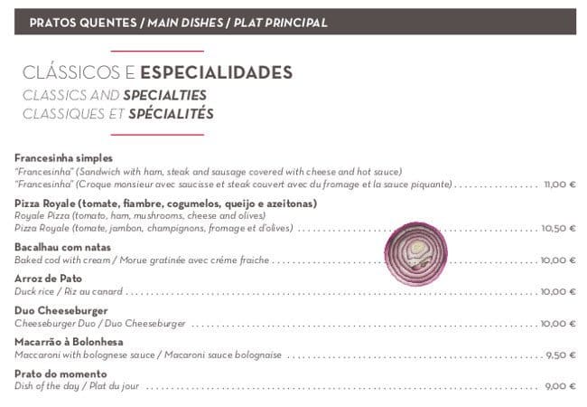 Menu at Restaurante - Hotel ibis Lisboa Liberdade, Lisbon