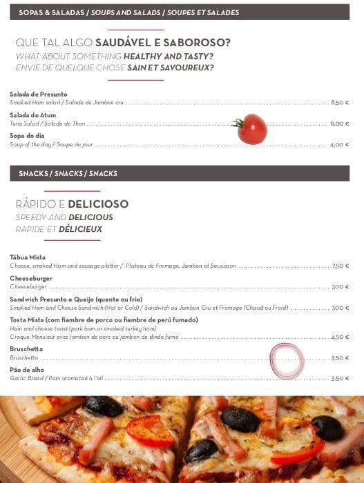 Menu at Restaurante - Hotel ibis Lisboa Liberdade, Lisbon