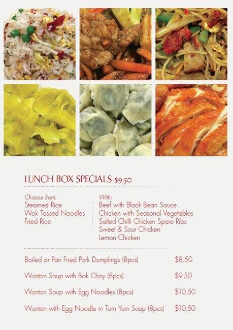 Menu at Happy Inn restaurant, Carlton North, 723 Nicholson St