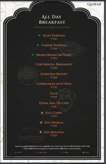 Menu at The Great Indian Kitchen, Siliguri