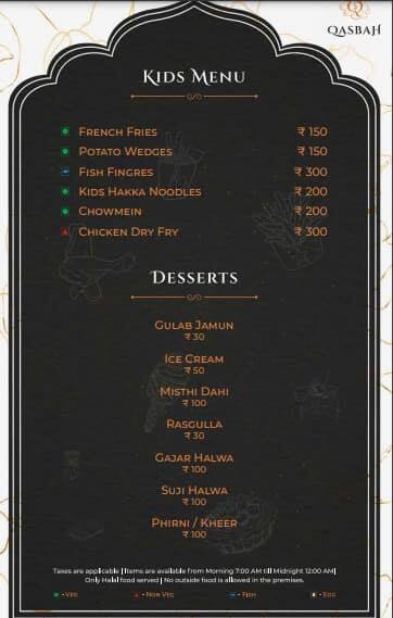 Menu at The Great Indian Kitchen, Siliguri
