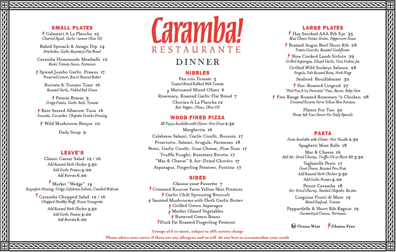 Caramba Restaurant, Whistler, Whistler - Urbanspoon/Zomato