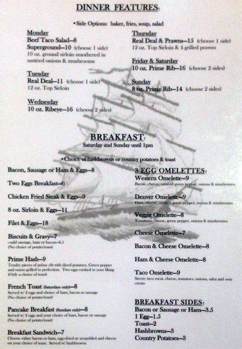 Online Menu of Yardarm Pub Restaurant, Des Moines, Washington, 98198 ...