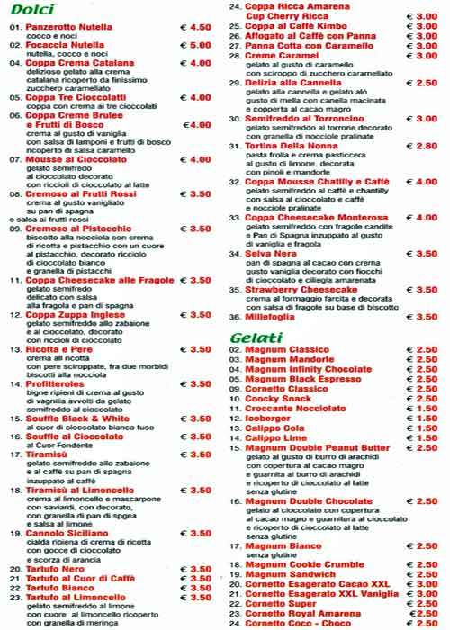Menu da CHE PIZZA " Classica, Integrale, Kamut, Senza Glutine ...