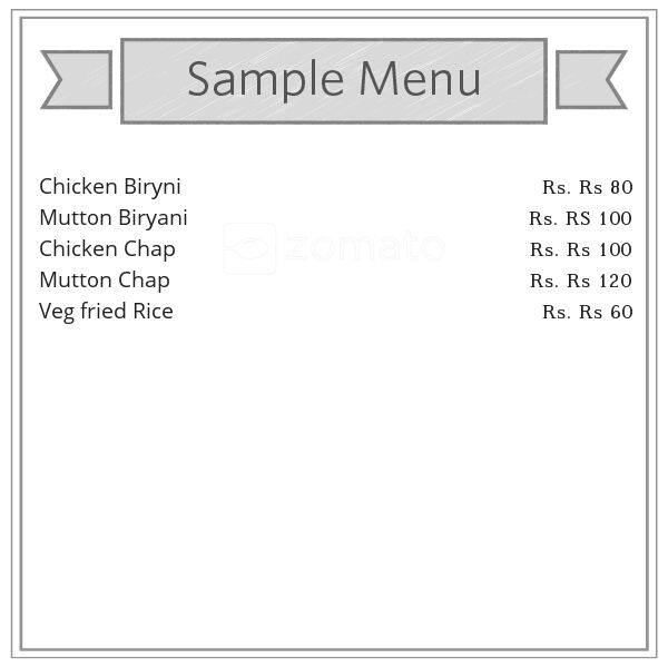 Bhojon Bilasi Menu, Menu for Bhojon Bilasi, Barasat, Kolkata - Zomato