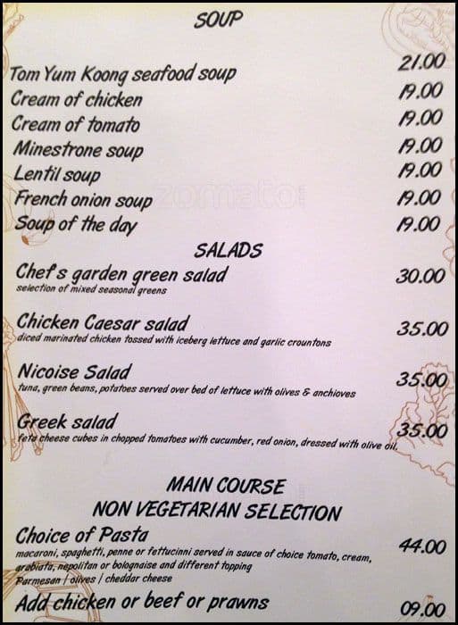 Menu at Coastal Bait restaurant, Dubai, +9H4 Regent Palace Hotel ...