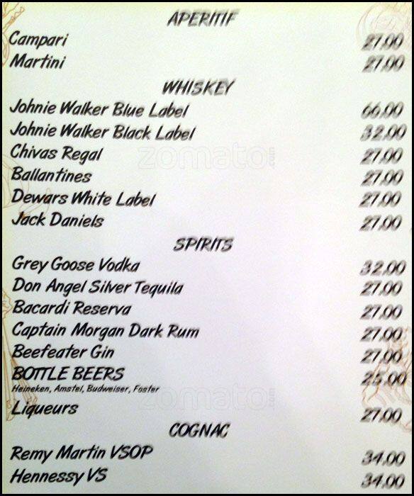 Menu at Coastal Bait restaurant, Dubai, +9H4 Regent Palace Hotel ...