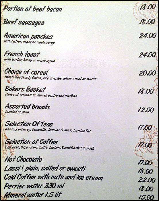 Menu at Coastal Bait restaurant, Dubai, +9H4 Regent Palace Hotel ...