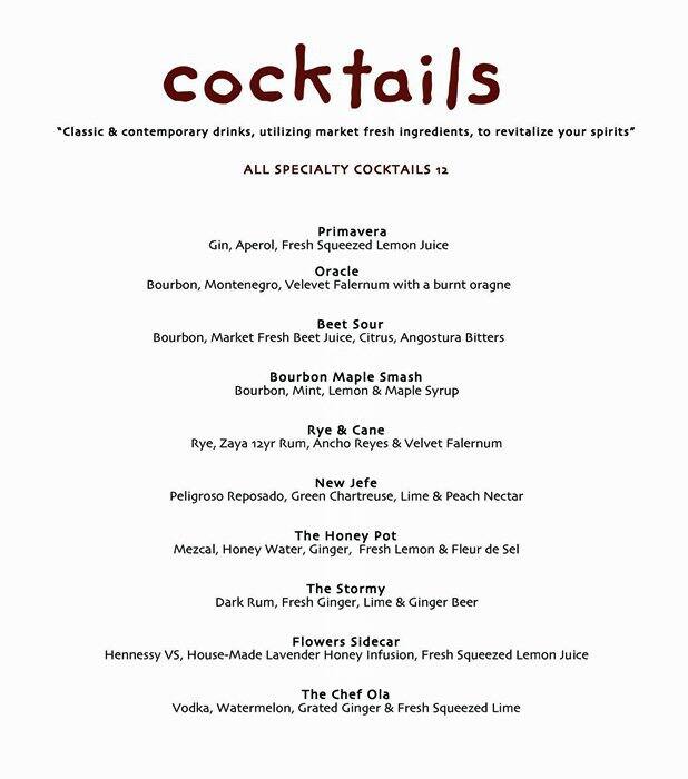 Oola Menu, Menu for Oola, SOMA, San Francisco - Urbanspoon/Zomato