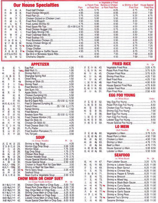 King Dragon 88 Menu, Menu for King Dragon 88, East Harlem, New York ...