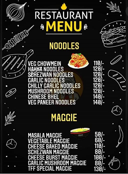 Menu at THE FOOD FARM(TFF), Ajmer