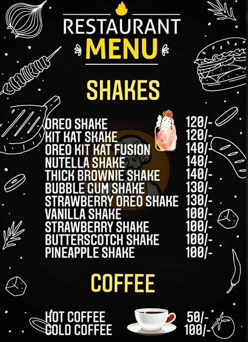 Menu at THE FOOD FARM(TFF), Ajmer