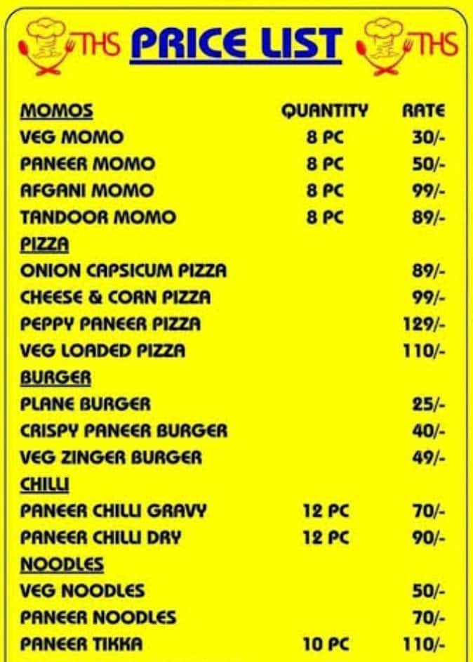 Menu of Musafir Fast Food, Bhataula Village, Faridabad
