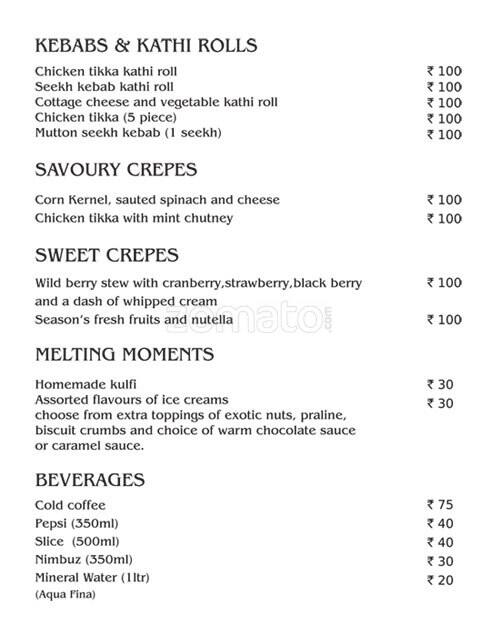 Menu at Carnatic Cafe Gurugram, Gurugram