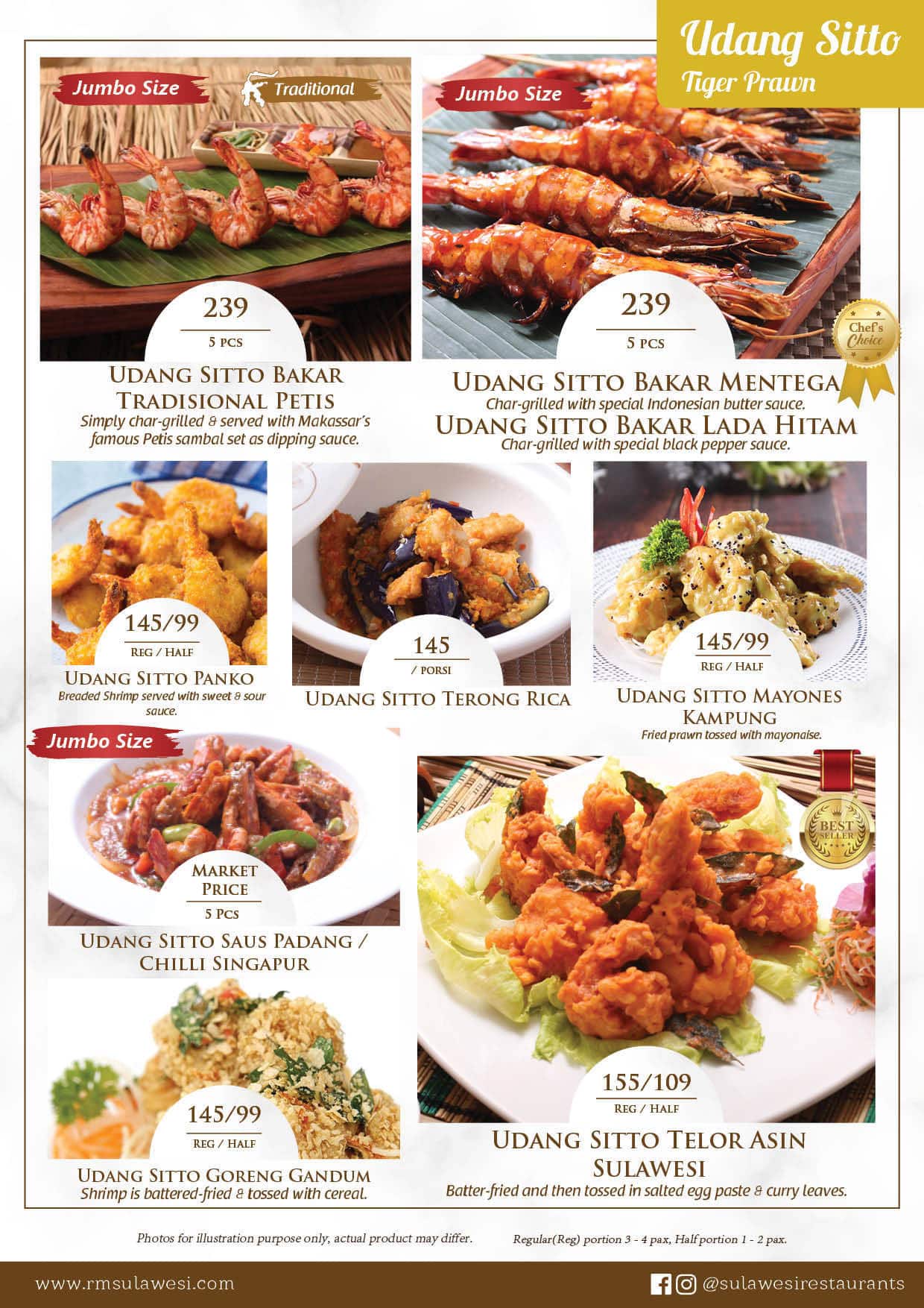 Menu at Sulawesi, Jakarta, Menara BTPN