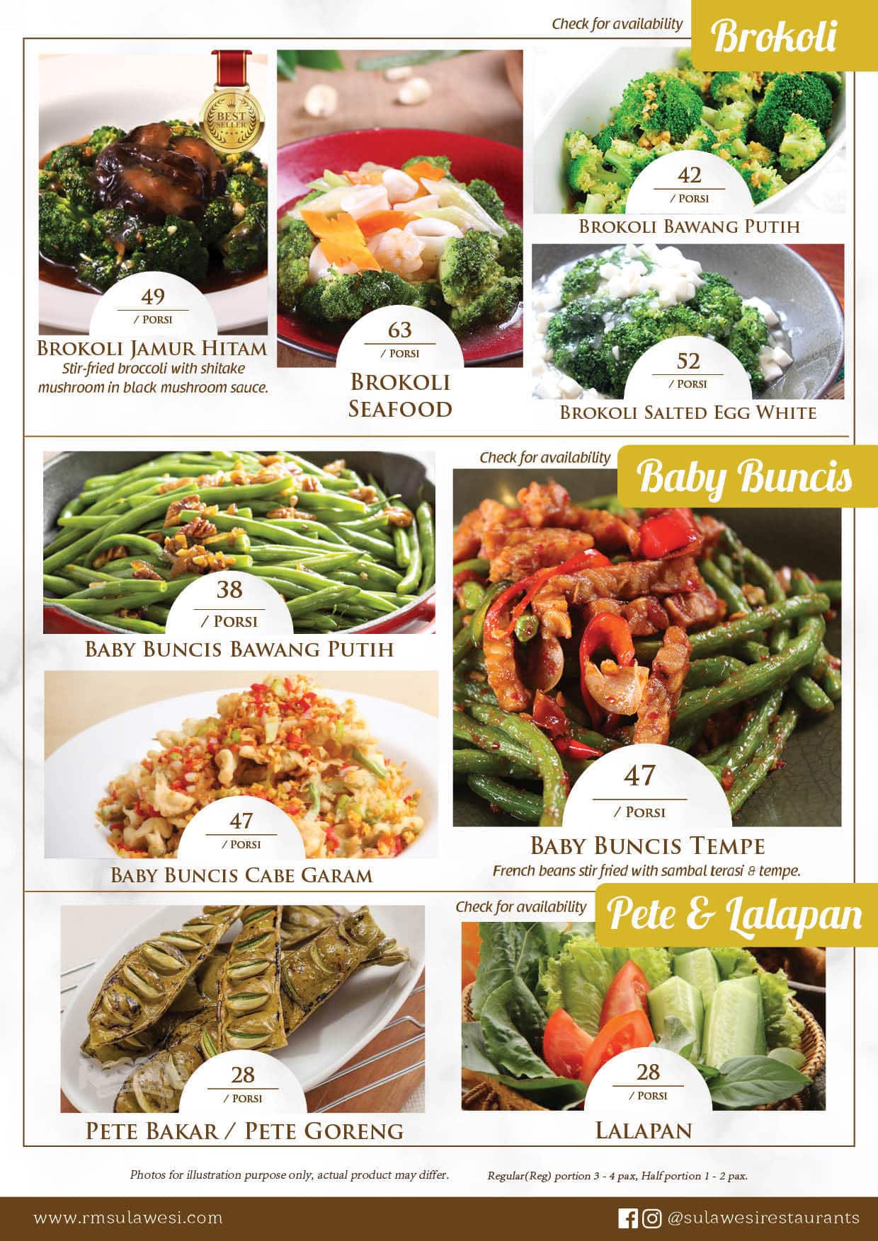 Menu at Sulawesi, Jakarta, Menara BTPN