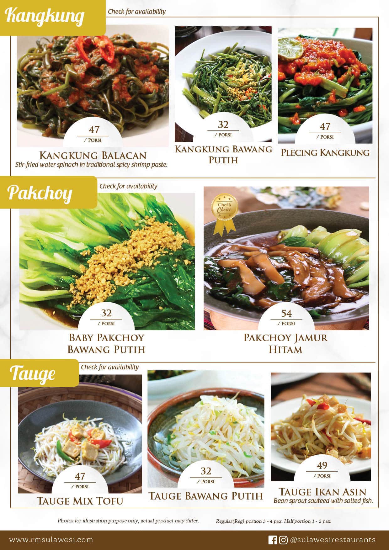 Menu at Sulawesi, Jakarta, Menara BTPN