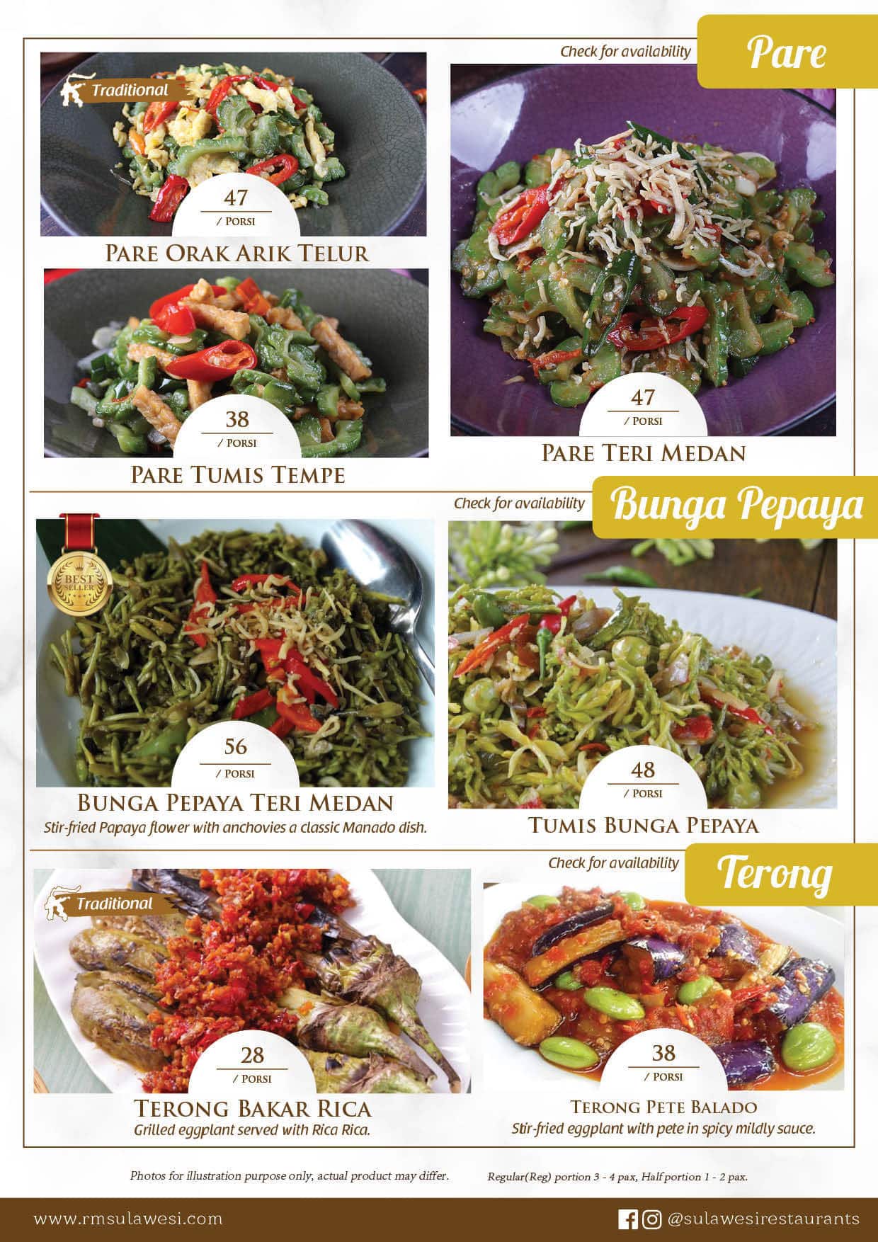 Menu at Sulawesi, Jakarta, Menara BTPN