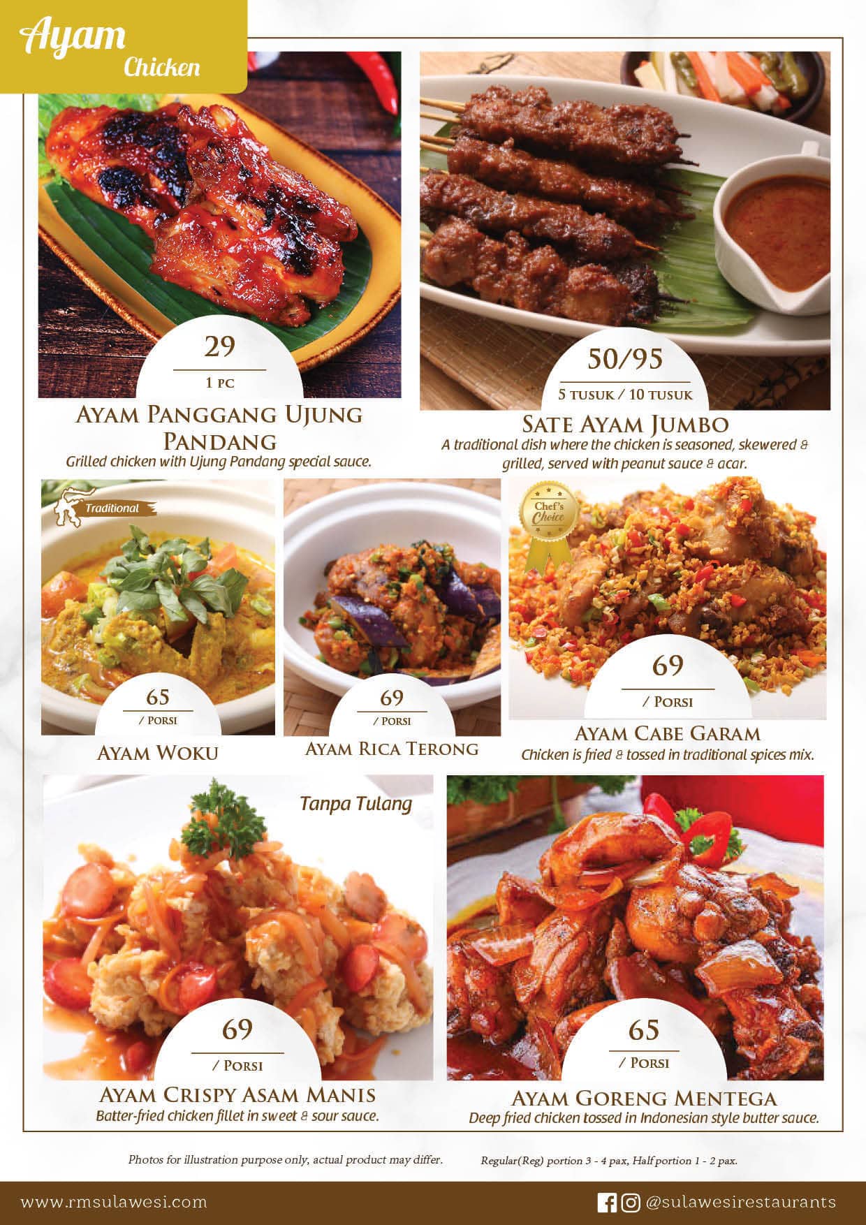 Menu at Sulawesi, Jakarta, Menara BTPN