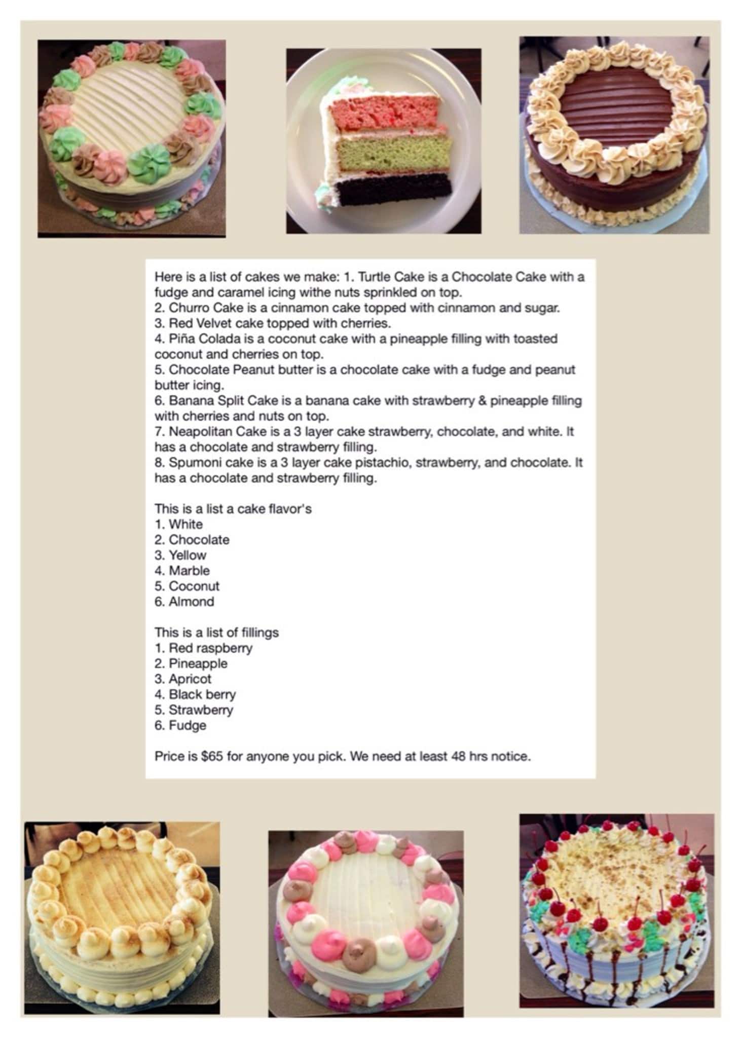 Menu at Lenzi's Restaurant, Monongahela