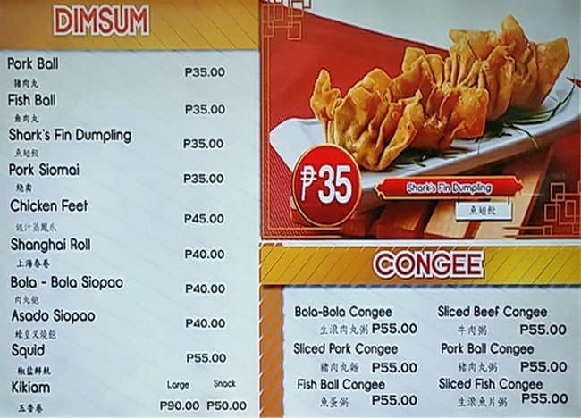 Hap Chan Express Menu, Menu for Hap Chan Express, Ortigas, Mandaluyong ...