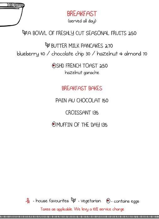 The Drawing Room - Smoke House Deli Menu - Zomato