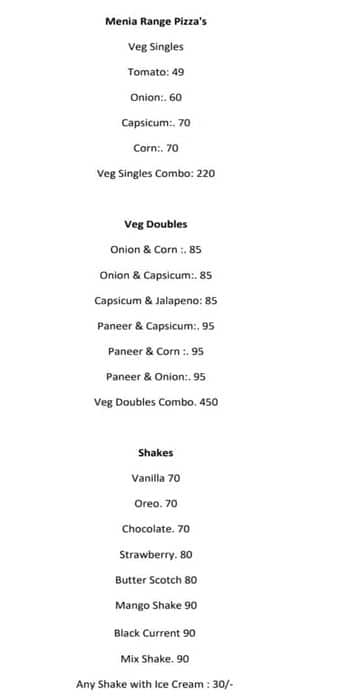 Menu at Crunch Bell - Best Pizza in Ludhiana Punjab, Ludhiana, Lodhi Club