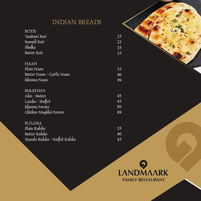 Menu at Landmark Family Restaurant, Hyderabad