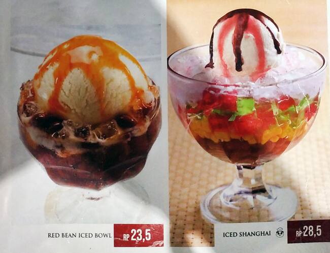 Menu at Rice Bowl Indonesia restaurant, Tangerang