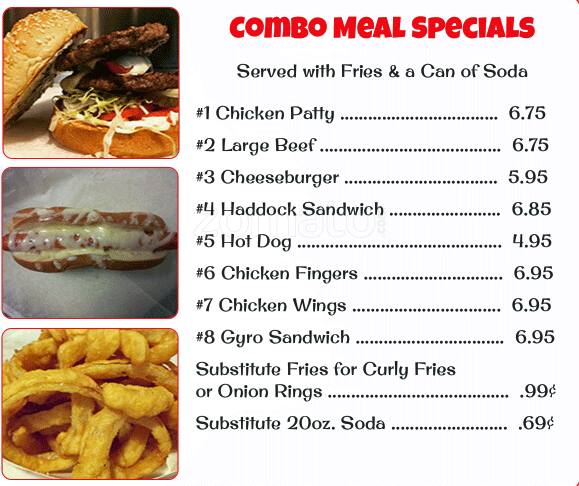 Beachside Roast Beef Menu, Menu for Beachside Roast Beef, Lynn, Boston ...