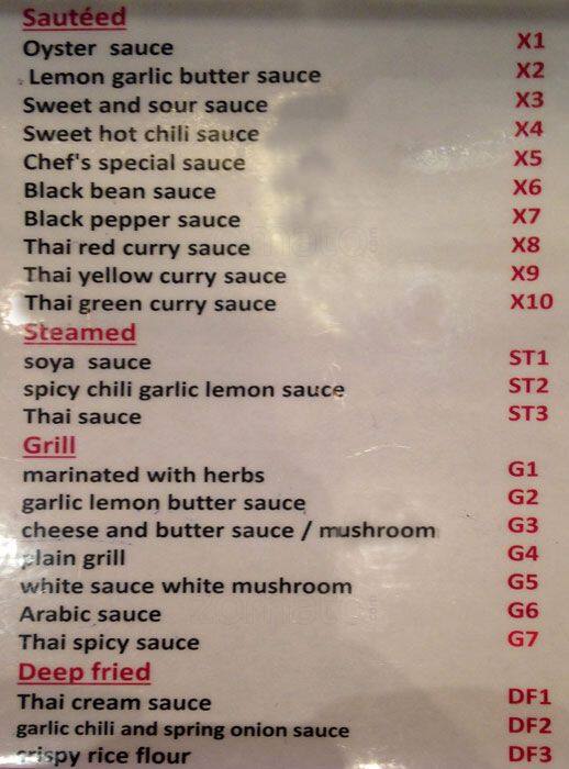 Sea World Menu, Menu for Sea World, Al Safa, Dubai - Zomato