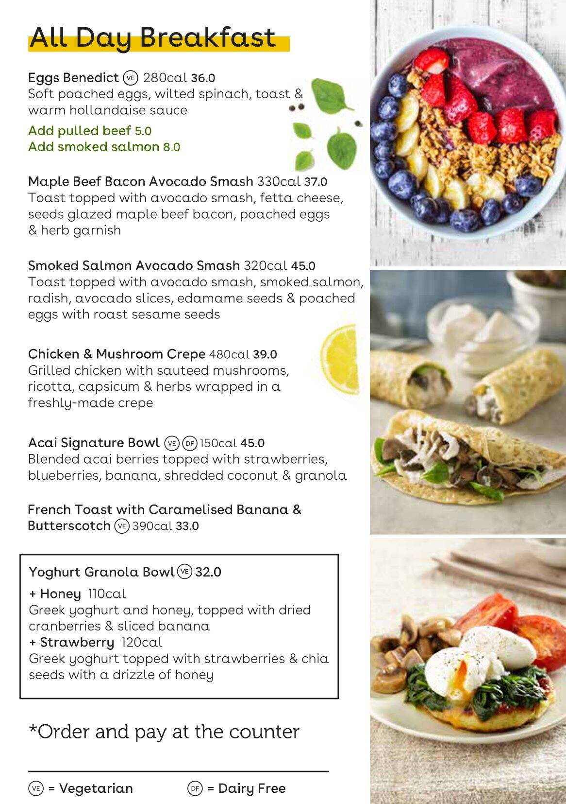 Menu of Jamaica Blue, Al Rigga, Dubai