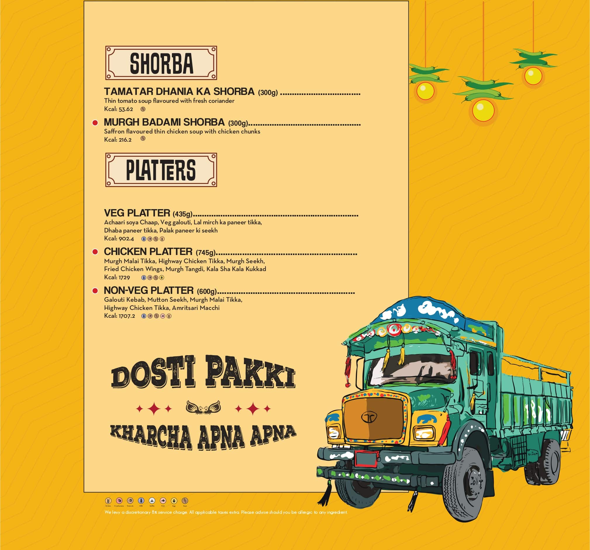 Menu of Dhaba - Estd 1986 Delhi, Vasant Kunj, New Delhi